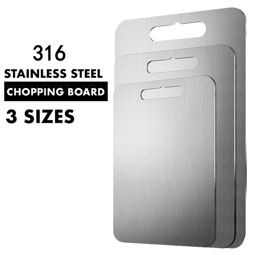 【SG SELLER】Stainless Steel Chopping Board | 316 Stainless Steel | Food ...