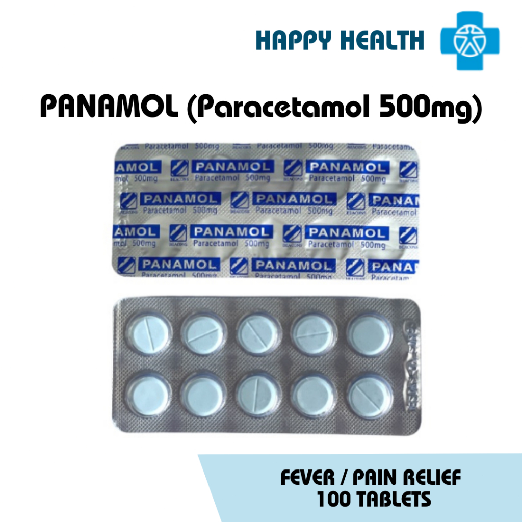 Panamol (Paracetamol 500mg) Exp Jan 2028 - Tablet/100 pack/Panadol ...