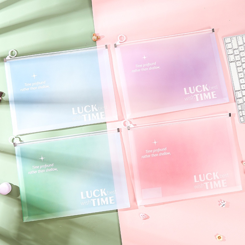 A4 File Dinasour File Holder Stationery Zip Lock Bag Organiser Pencil ...