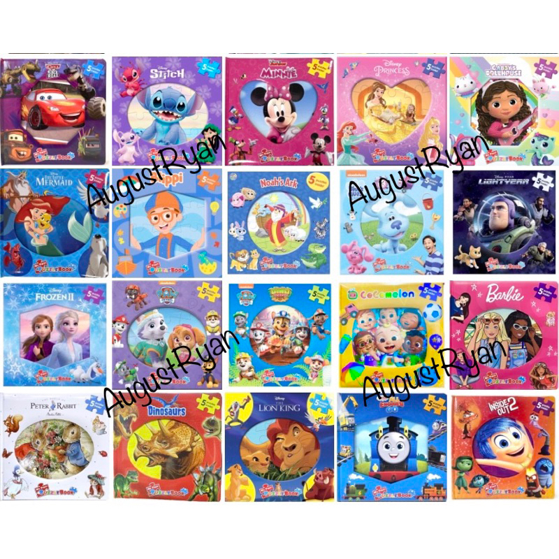 [SG Stock] My First Puzzle Book : Disney Cars / Stitch / Frozen / Gabby ...