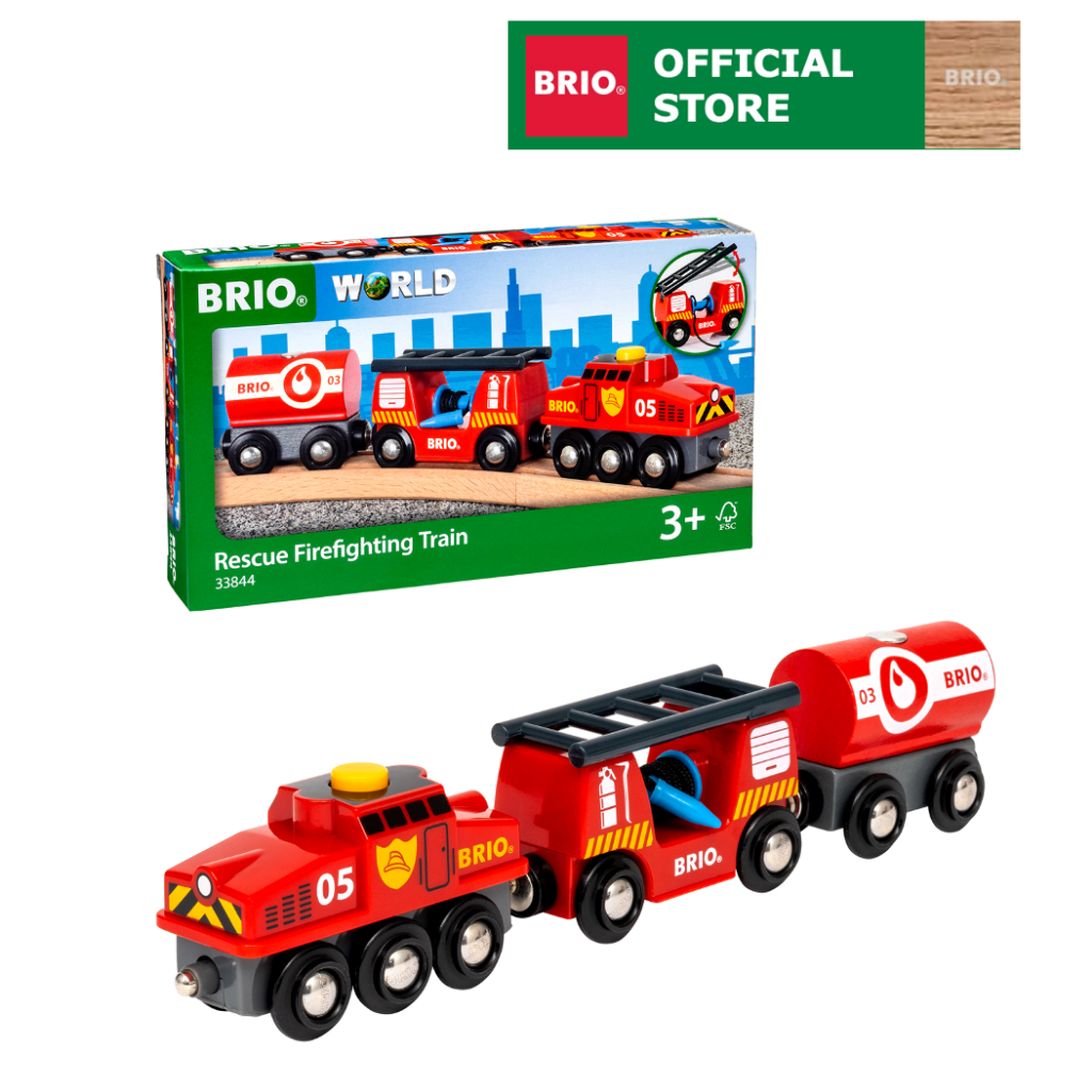 BRIO Official Store - Rescue Firefighting Train (33844) | Shopee Singapore