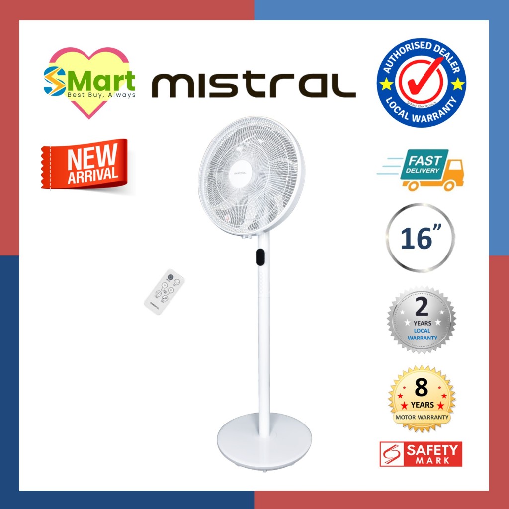 Mistral 16" DC Stand Fan with Remote [MIF407R] | Shopee Singapore