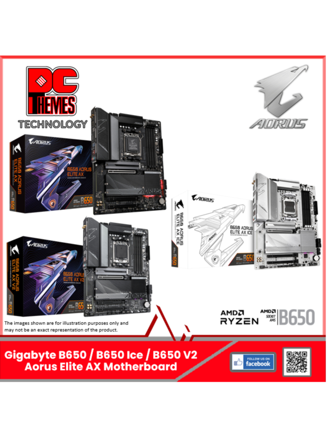 Gigabyte B650 Aorus Elite AX / B650 Aorus Elite AX Ice / B650 Aorus ...