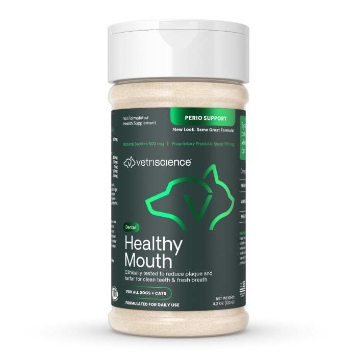 [ NEW LOOK! ] VetriScience® - Healthy Mouth Dental Powder for Dogs ...