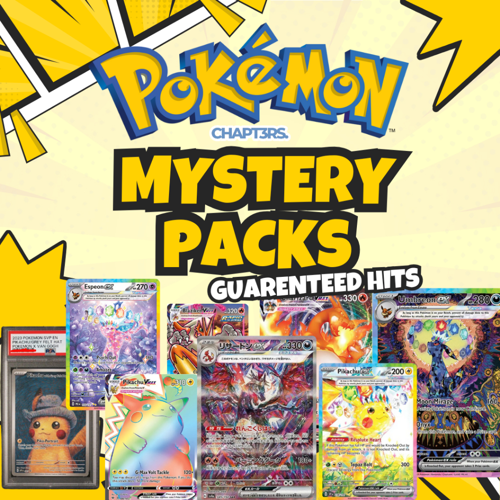 Pokemon AUTHENTIC TCG Mystery Pack / box with Guaranteed Hits, Booster ...