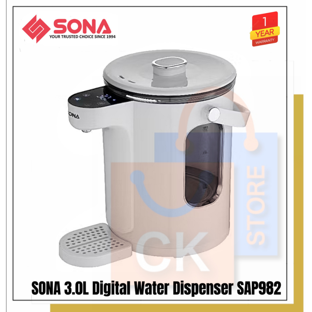 SONA 3.0L Digital Water Dispenser SAP982 | SAP 982 (1 Year Warranty ...