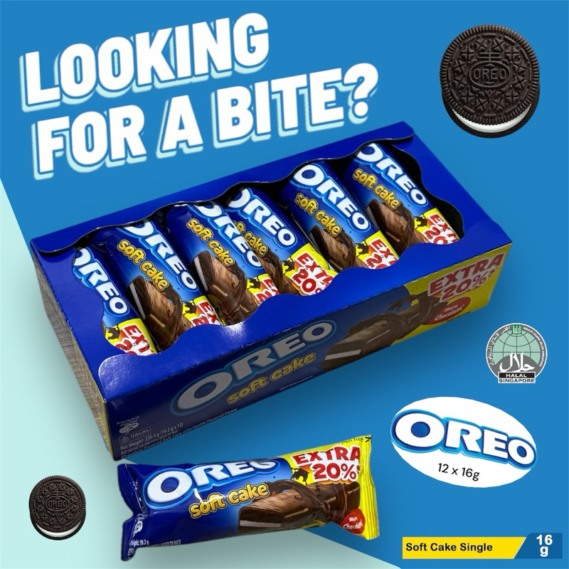 Ready Stock Oreo Soft Cake Chocolate Halal Certified | Single Pack Or ...