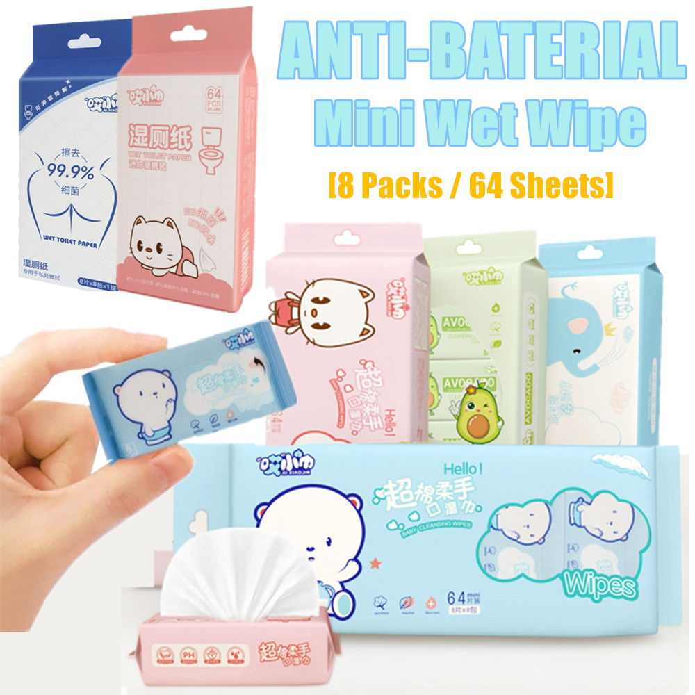 Anti Bacterial Baby Hygiene Wet Wipes / Mini Wet Tissue / Tissue Pack ...