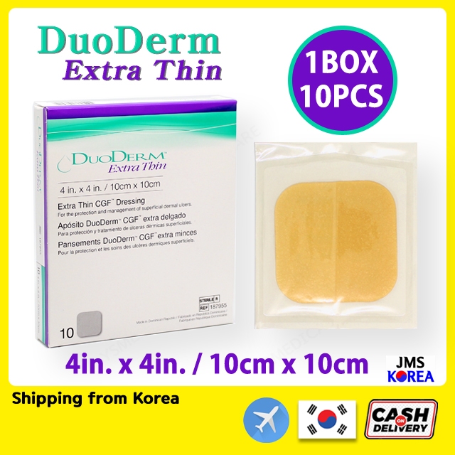 DuoDerm Extra-Thin Dressing 10cm*10cm 10pcs / 1box Hydrocolloid gel ...