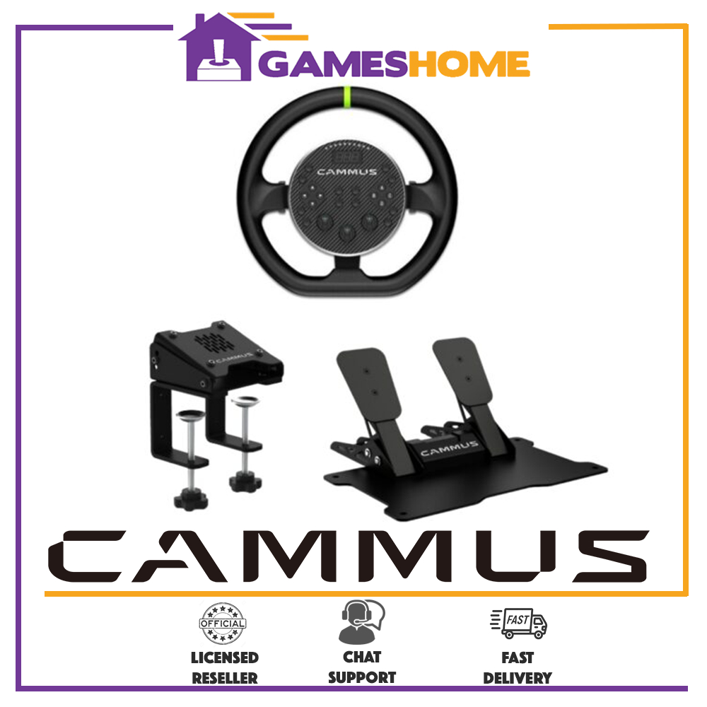 CAMMUS C5 Direct Drive Steering Wheel, Racing Simulator Wheel + CS5 ...