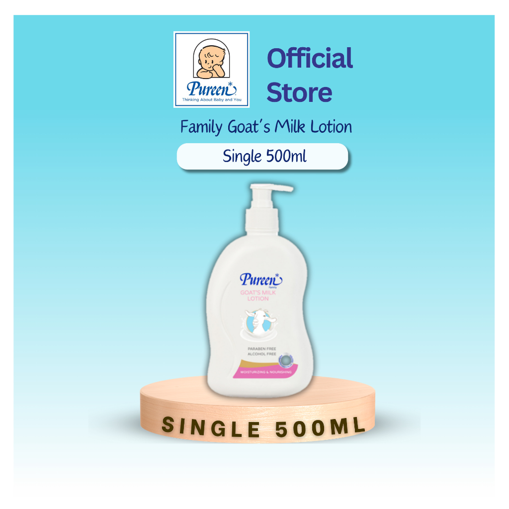 Pureen Family Goat's Milk Lotion 500ml | Shopee Singapore