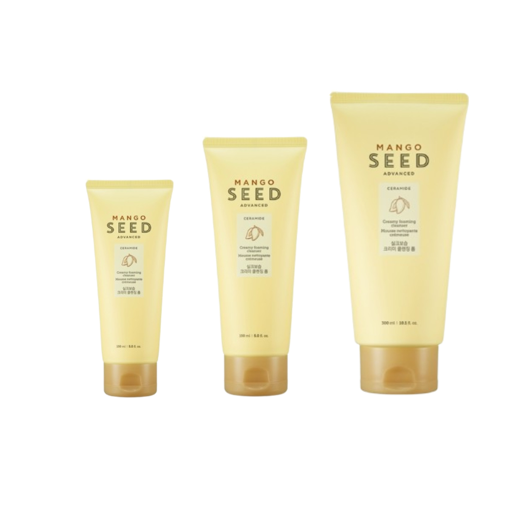 The Face Shop Mango Seed Creamy Cleansing Foam 100ml 150ml 300ml ...