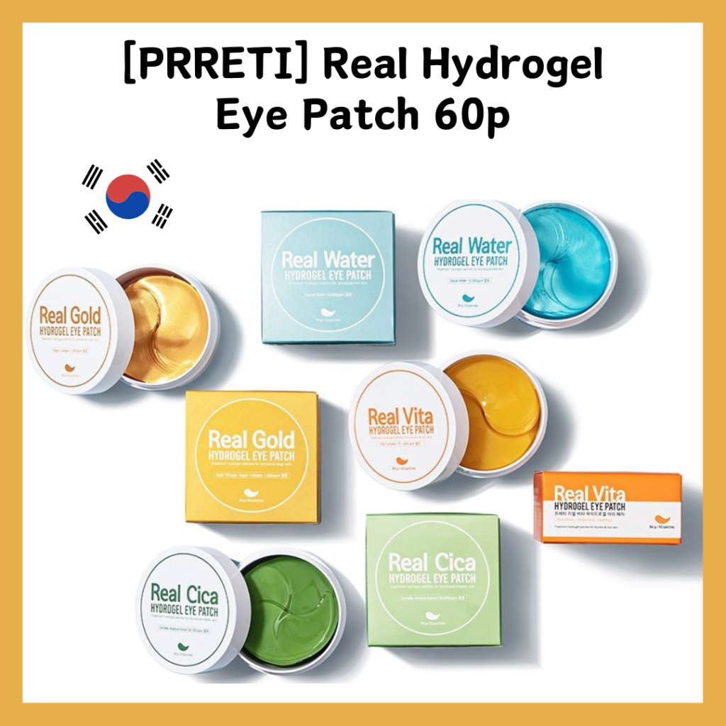 [PRRETI] Real Hydrogel Eye Patch 60p / Made in Korea | Shopee Singapore