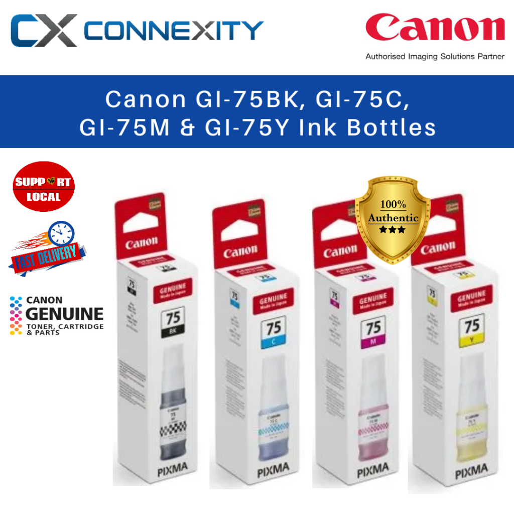 Canon GI-75 Ink Bottle Canon Ink Refill Ink Canon GI 75 for MAXIFY ...