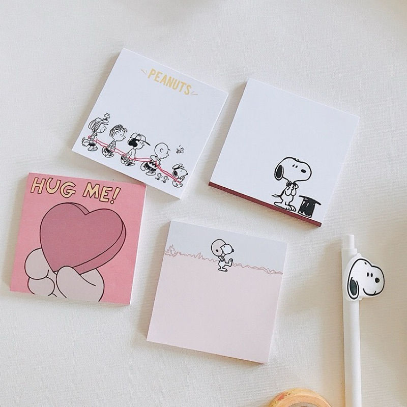🌟Ready Stock🌟 Authentic Cute Snoopy Post-Its Notepads | Shopee Singapore