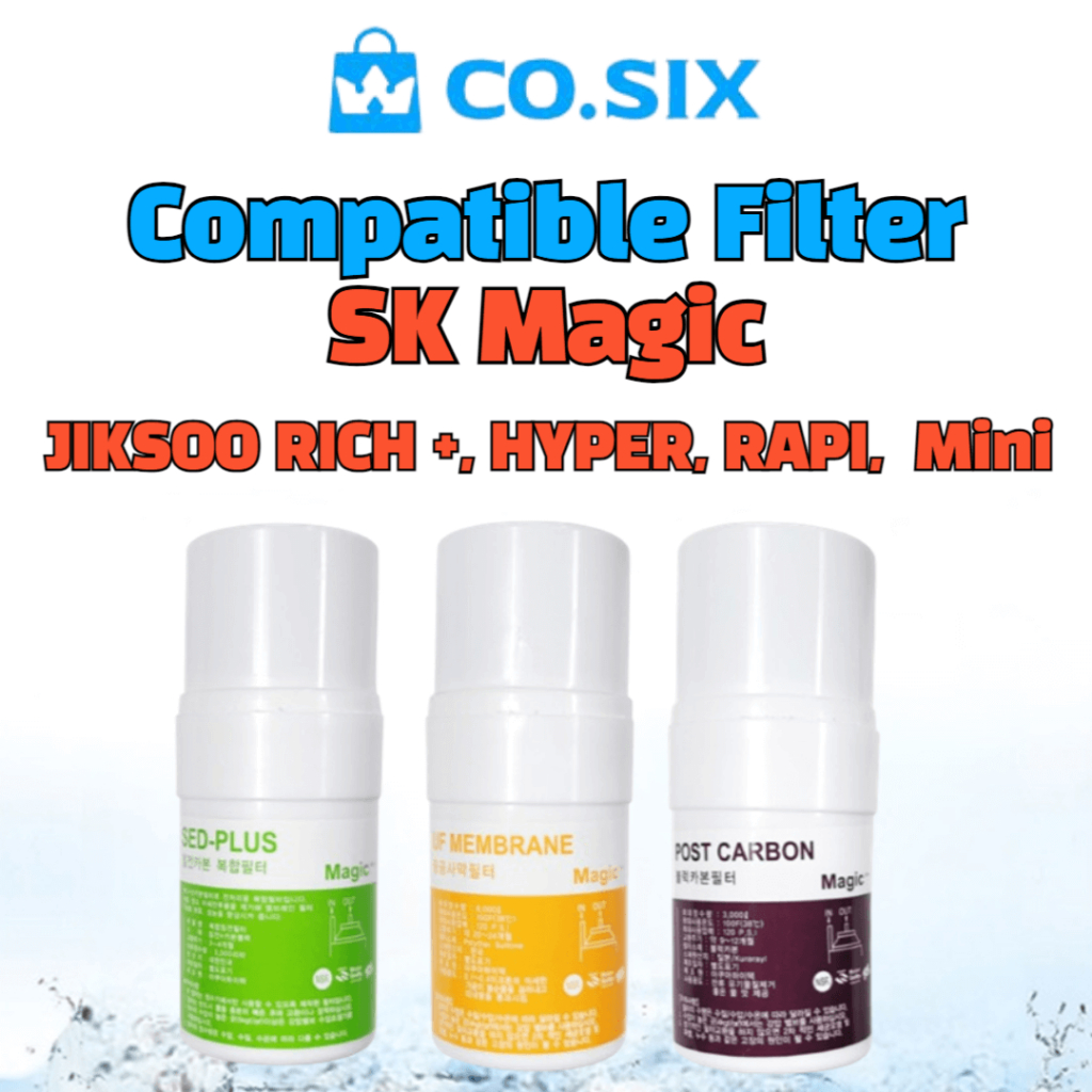 CO.SIX Water Filter 4 Inch(14cm) For SK Magic JIKSOO RICH, HYPER, RAPI ...