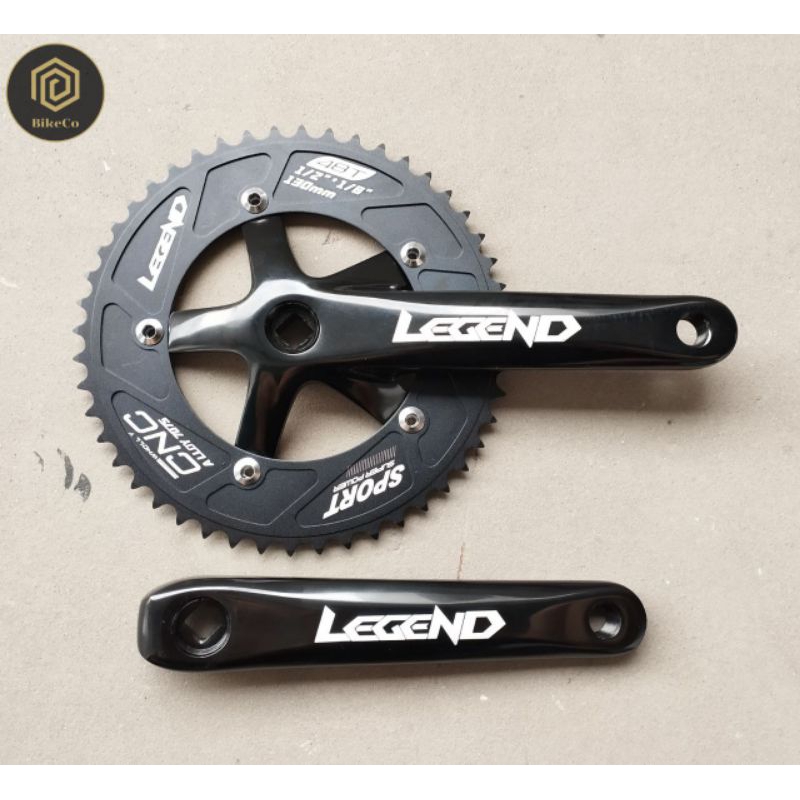 LEGEND 48T FIXIE Square Tapered Crankset | Fixed Gear Track Bicycle ...