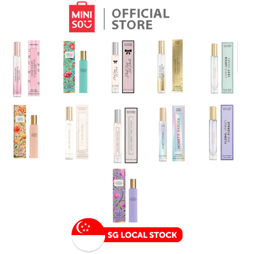 MINISO Women's Eau de Parfum Collection(Paris Love/Pink Reverie/Vanilla ...