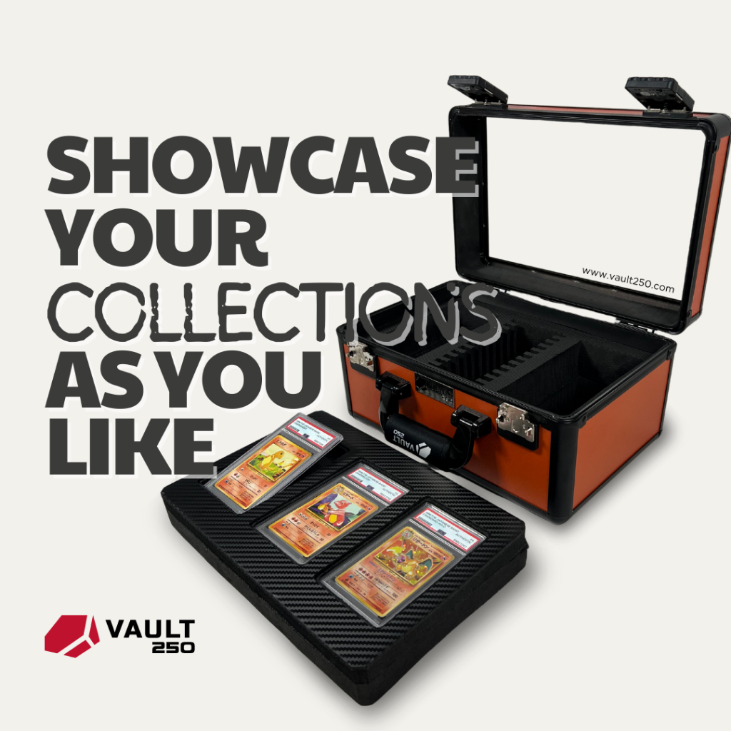 [🇸🇬 Stock] Vault250 Slab Case Outlook - 3 CARD DISPLAY W/ TSA LOCK ...