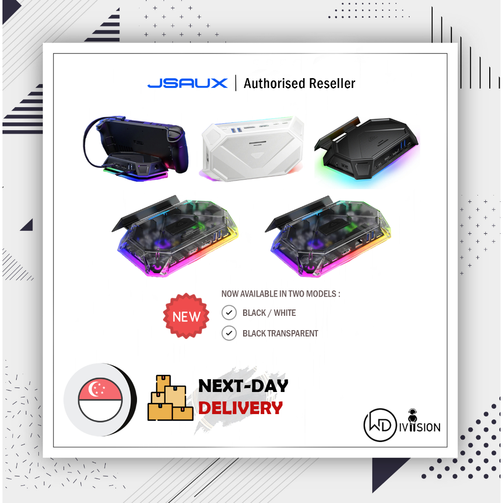 Official JSAUX RGB Docking Station - Compatible Dock to Valve Steam ...