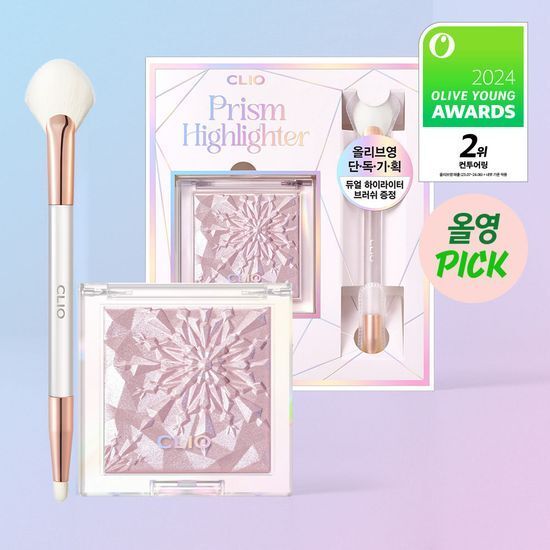 ★CLIO★25new CLIO Prism Highlighter(+No.1/No6 Dual Brush Free Gift ...