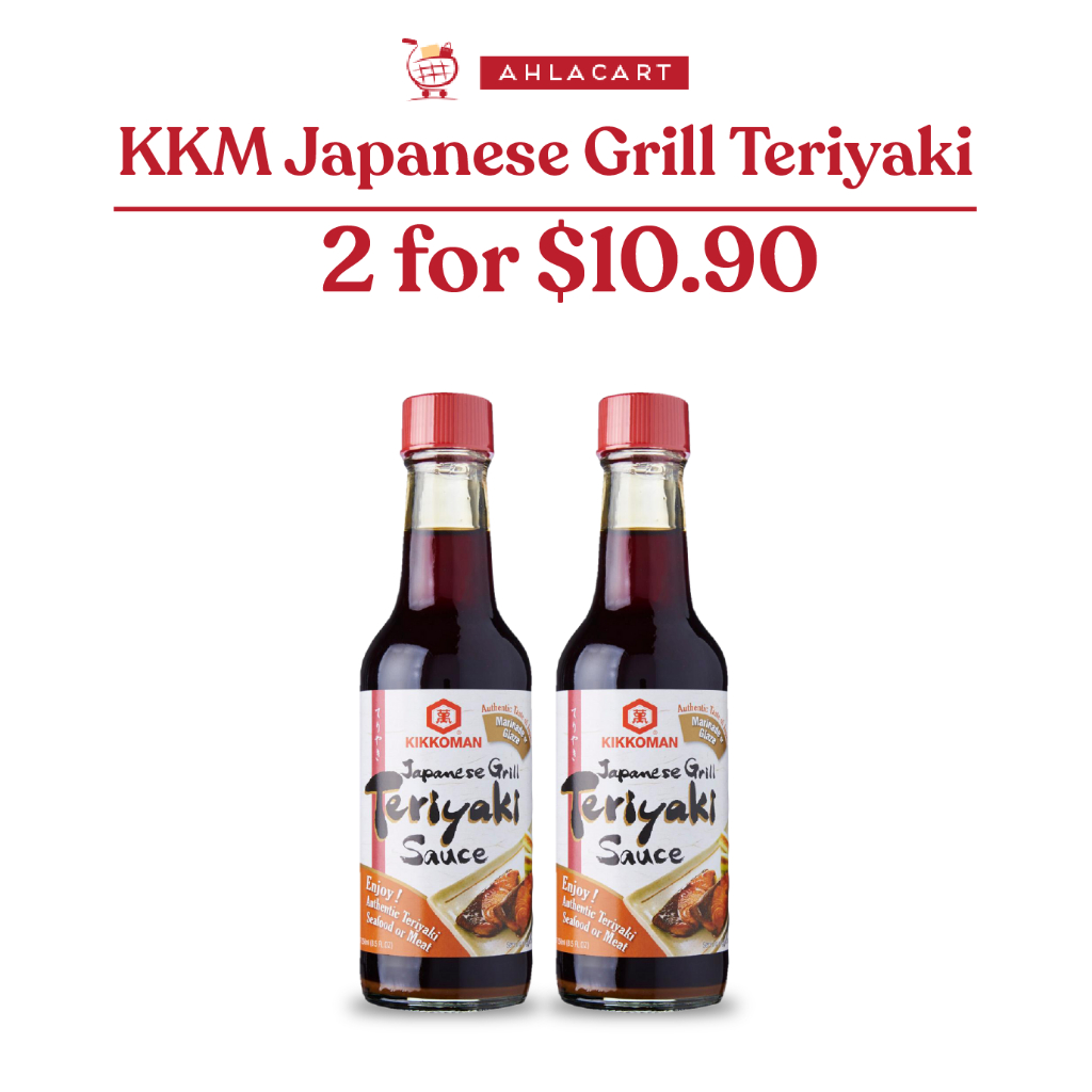Kikkoman Japanese Grill Teriyaki 2x250ml - 2 for $10.90 | Shopee Singapore