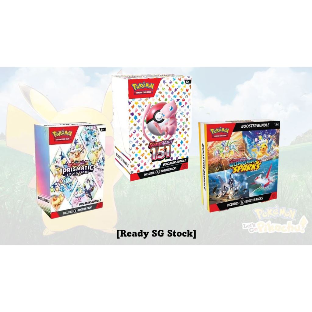 [SG Ready Stock] Pokemon TCG Prismatic Evolutions, 151 English ...