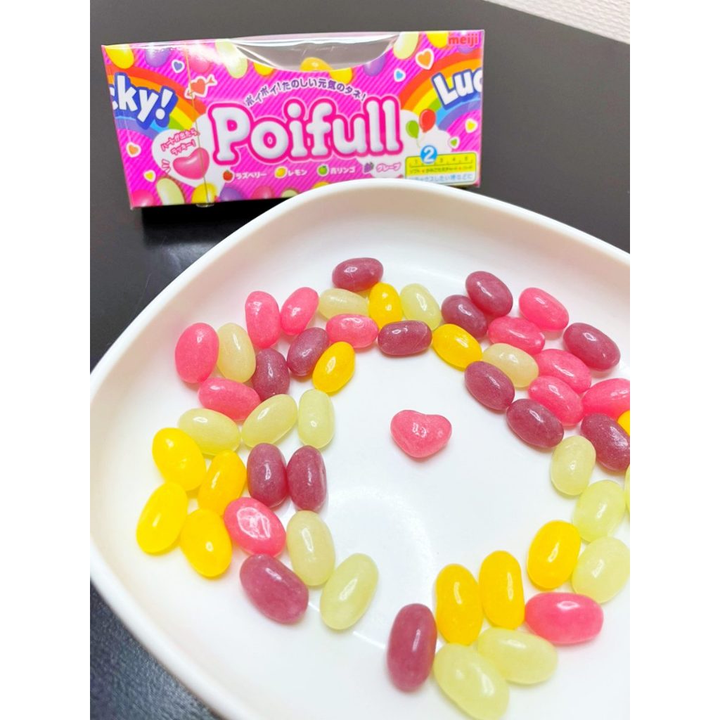 Meiji Poifull Gummy 53g 4 Flavors Assortment Fruit Mix Jelly Beans Japan snack【Direct from japan ...
