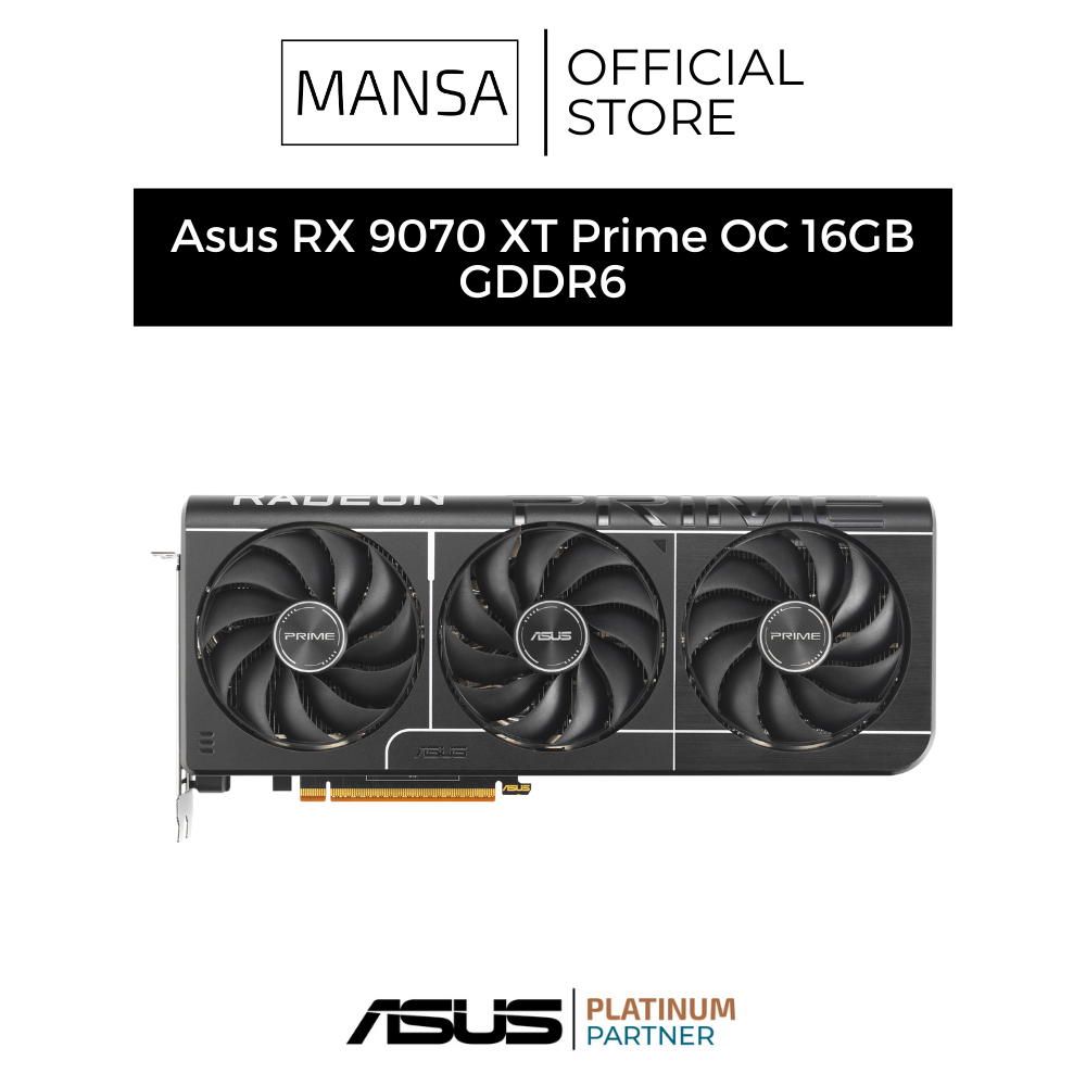 Asus RX 9070 XT Prime OC 16GB GDDR6 | Shopee Singapore