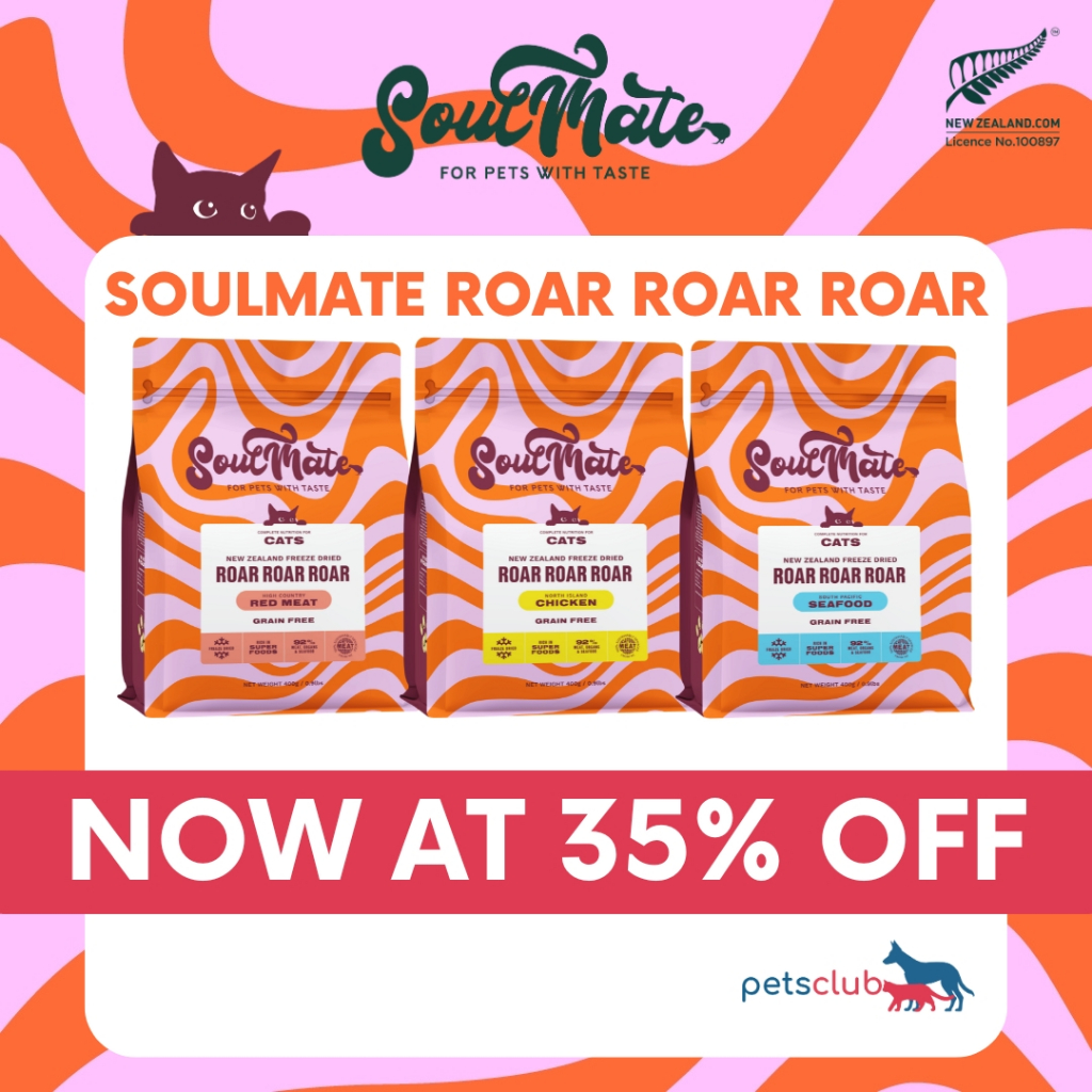 SoulMate - Roar Roar Roar Dried Freeze Cat Food 400g/900g | Shopee ...