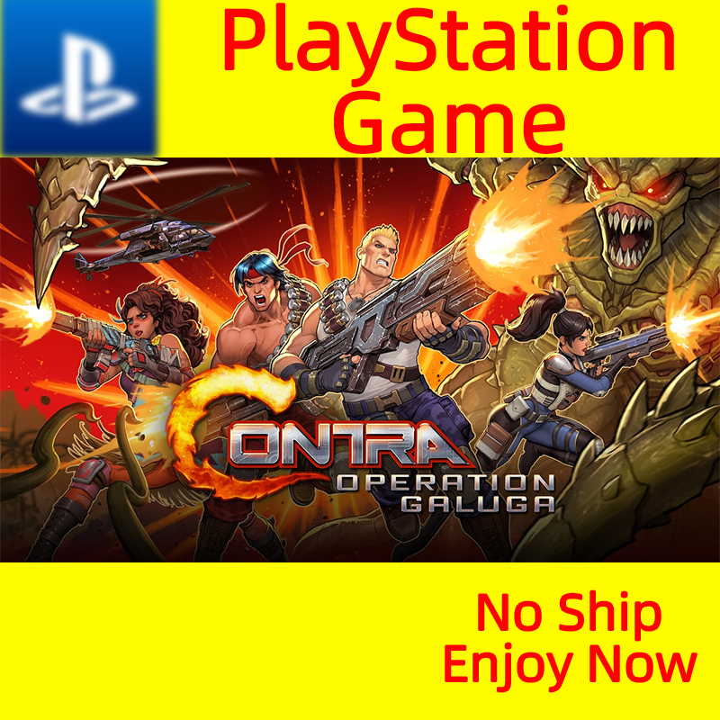 Contra Operation Galuga Digital Games Playstation5 pro Playstation4 PS5 ...