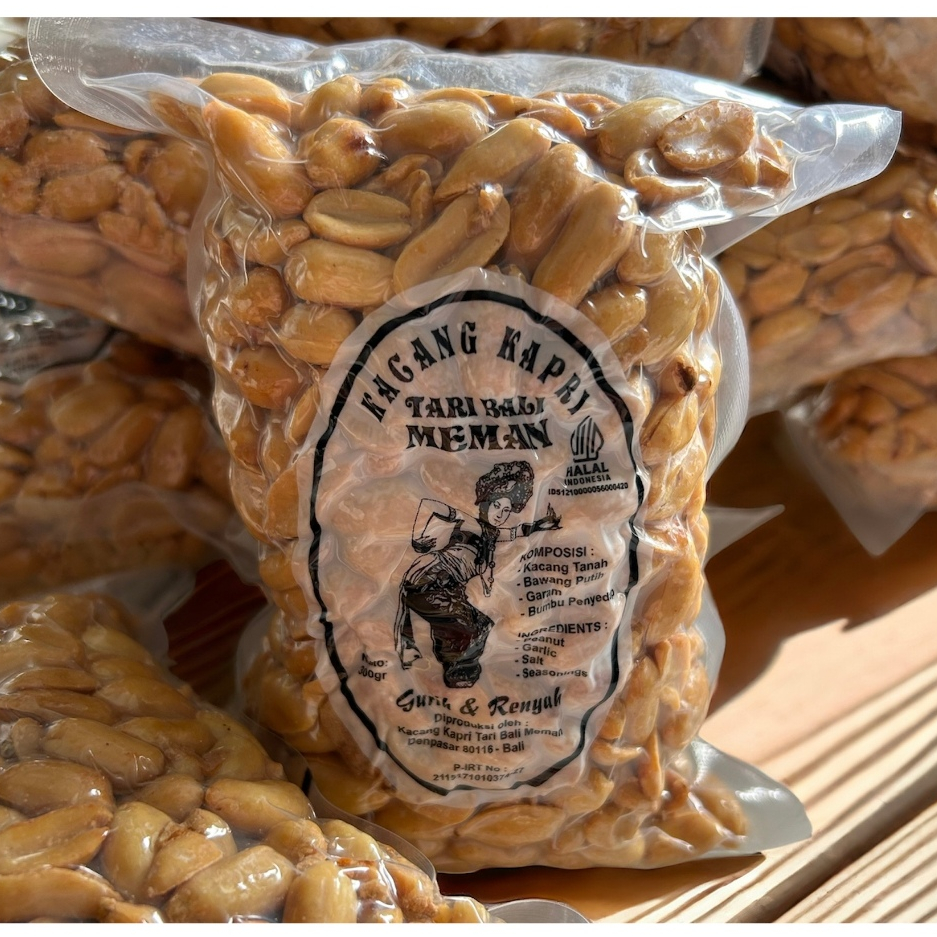 Garlic Peanut Tari Bali Kacang Bawang Flavorful Peanuts Indonesia Tasty ...