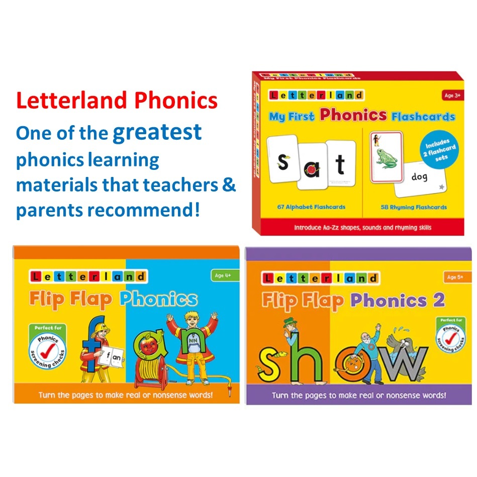 [NEW] Letterland Phonics Learning Books and flashcards set | Shopee ...