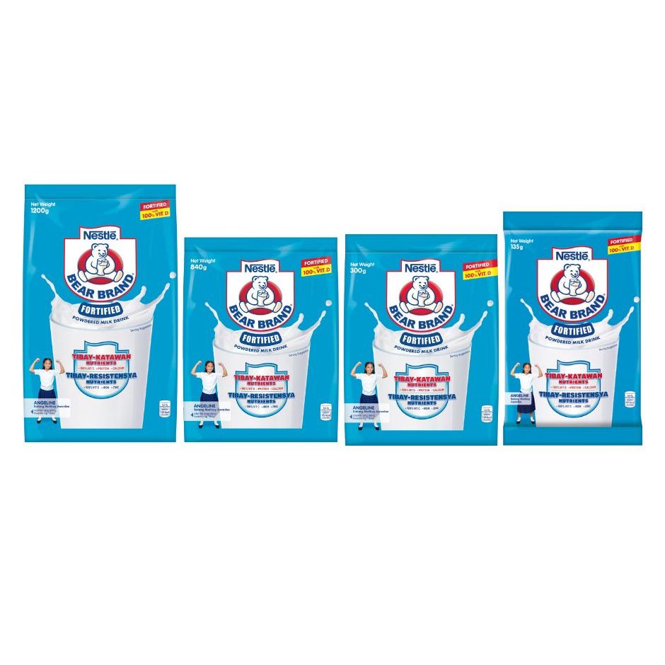 NESTLE BEAR BRAND Fortified Powdered Milk (135G l 300g l 840g | 1.2KG ...