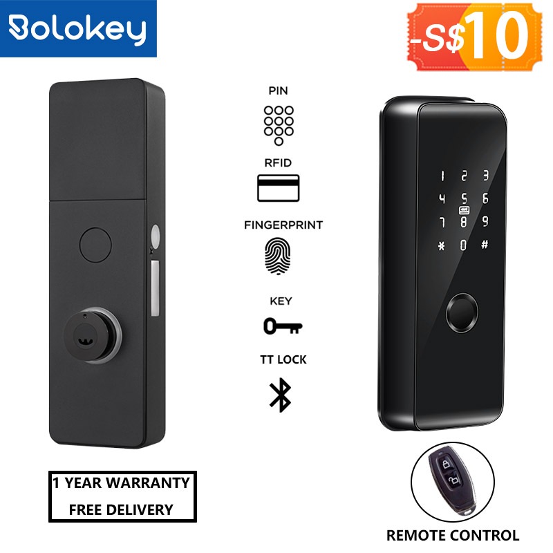 BoloKey M2 TTlock APP Digital Gate Lock/6 Unlock/waterproof/ HDB Metal ...