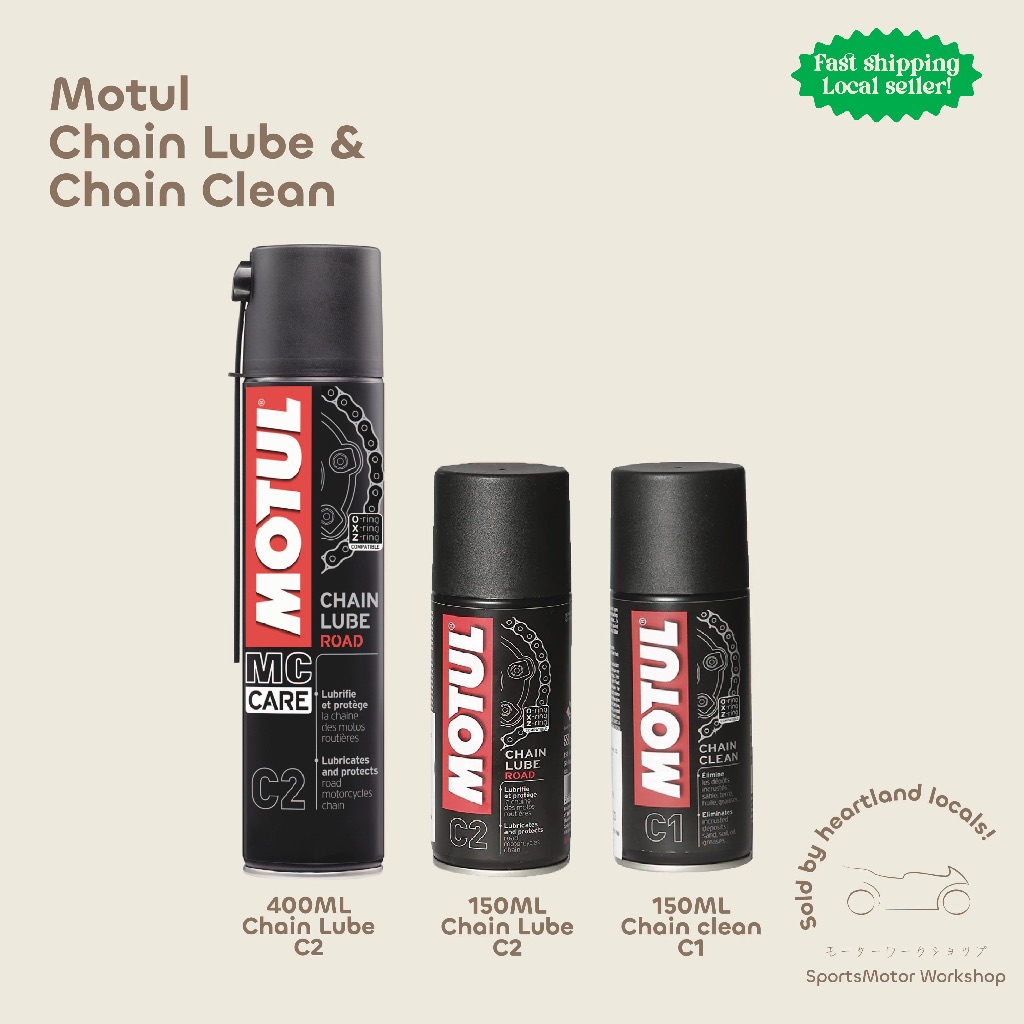 Motul chain lube chain clean engine clean fuel system clean (SG SELLER ...