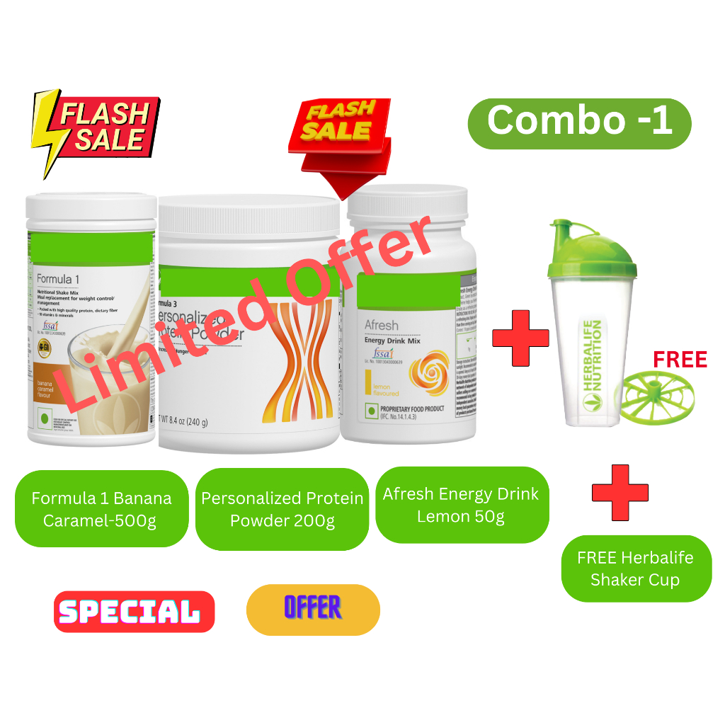 [Sg Stock] Combo Pack Formula 1A Personalized Protein Powder, Afresh ...