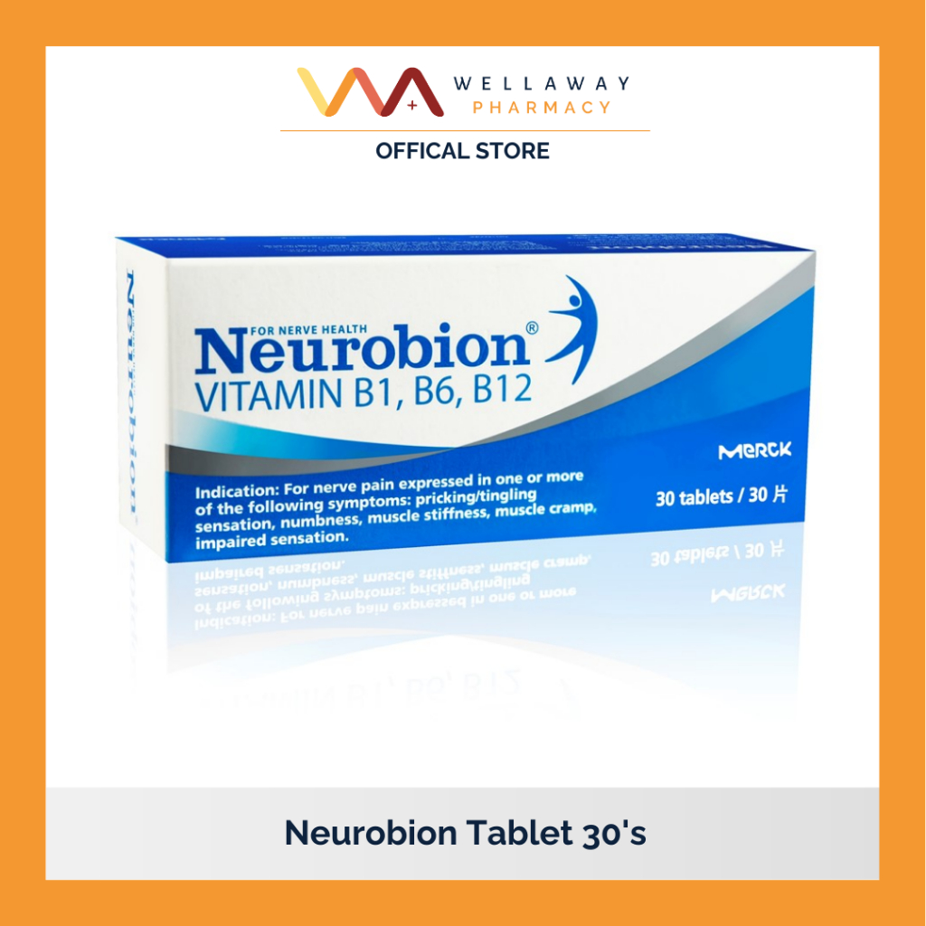 Neurobion Tablet 30's [Nerve Vitamin, relieves nerve pain] | Shopee ...