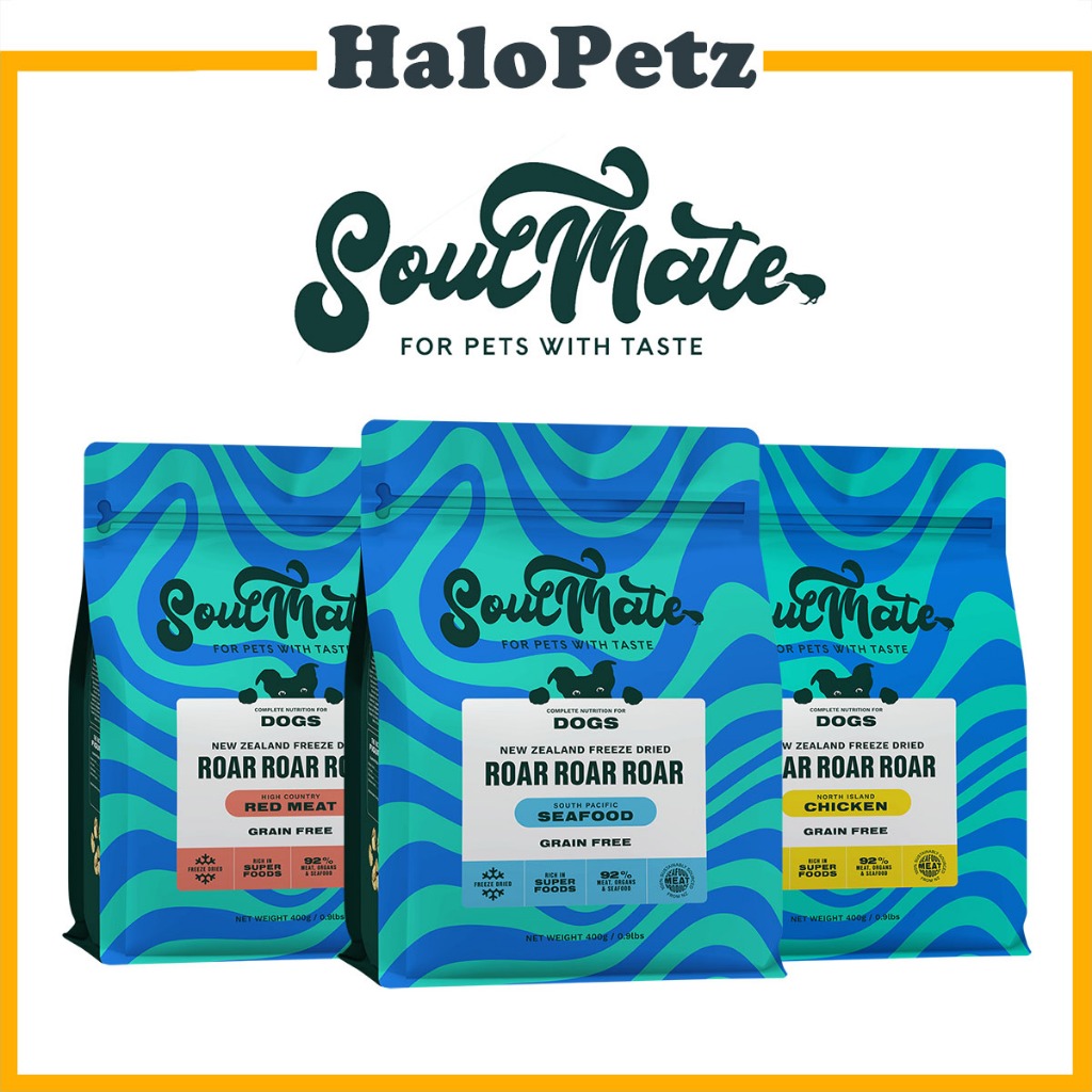 SoulMate Roar Roar Roar Freeze Dried Dog Food 400g | Shopee Singapore