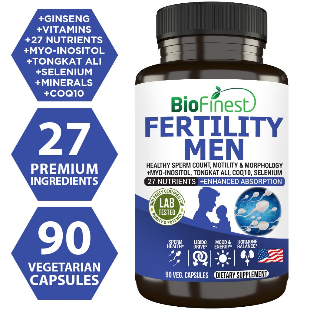 Biofinest Fertility Men Multivitamin Supplement - Healthy Sperm Count ...