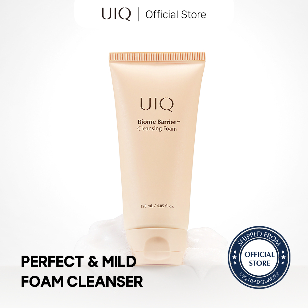 [UIQ OFFICIAL] UIQ Biome Barrier™ Cleansing Foam 120ml, Mildly Acidic ...