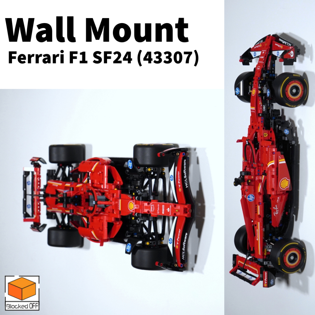 Flush Wall Mount For Lego Technic Ferrari F1 SF24 (42207) | Shopee ...