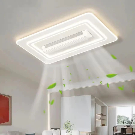 Leafless ceiling fan, embedded ceiling fan with light, modern ...