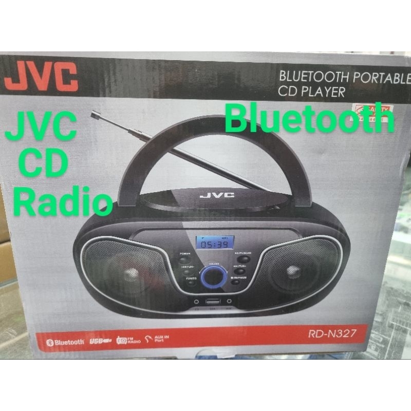 JVC RD-N327 Bluetooth CD Radio USB Player – All-in-One Music System ...