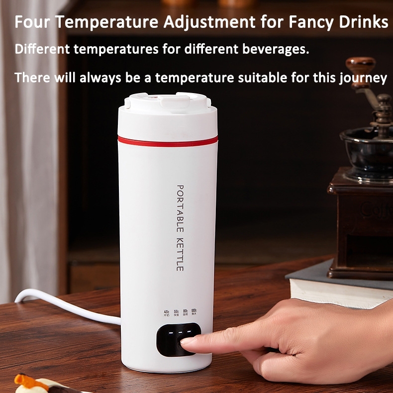 🇸🇬 [In Stock]Portable Electric Kettle Thermal Cup Travel Water Boiler ...