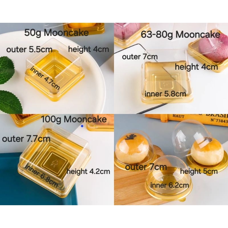 🇸🇬 (SG Seller) 50pcs of Container for 50, 80, 100g, 150 to 180g (25pcs ...