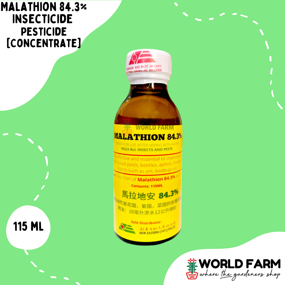 Malathion 84.3% Insecticide / Pesticide Concentrate (115ml) | Shopee ...