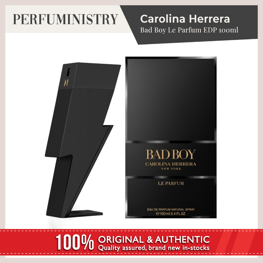 🇸🇬 [perfuministry] CAROLINA HERRERA CH BAD BOY LE PARFUM EDP FOR MEN ...