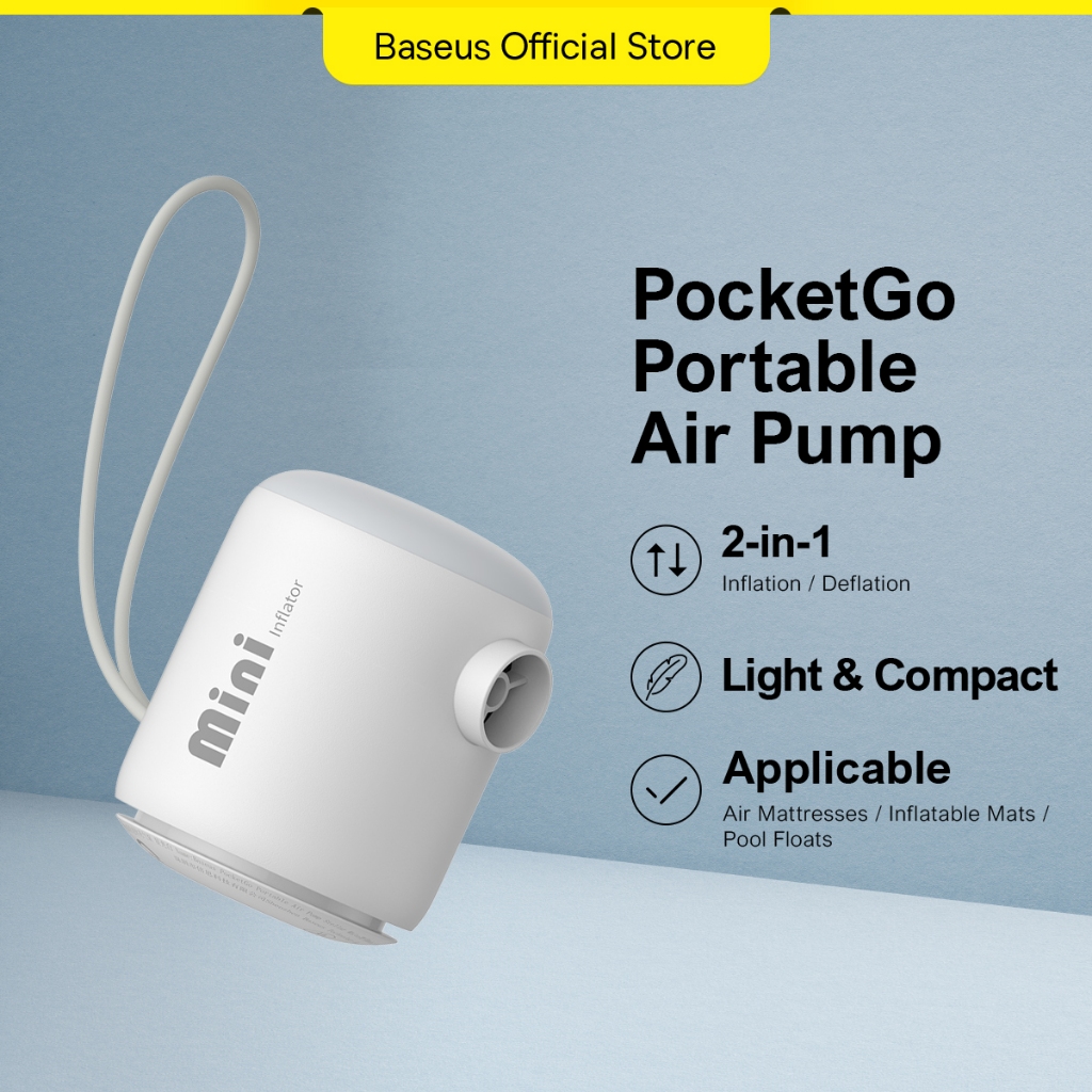 Baseus Portable Wireless Air Pump Electric Air Compressor for Air ...