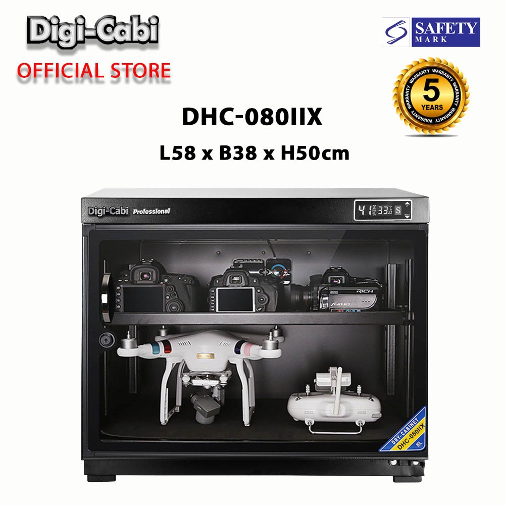 Digi-Cabi Dry Cabinet DHC-080IIX | Shopee Singapore